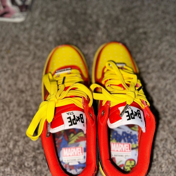 Bape | Shoes | Bape Sta Bape X Marvel Iron Man | Poshmark